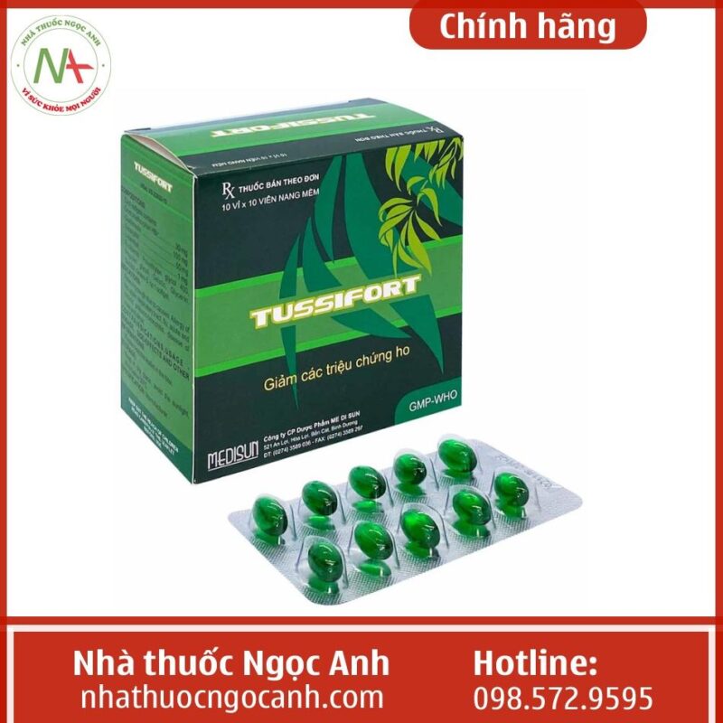Thuốc Tussifort là thuốc gì, có tác dụng gì, giá bao nhiêu, mua ở đâu
