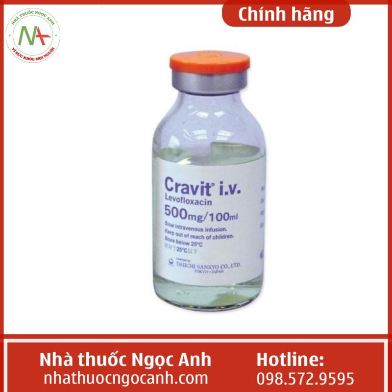 Thuốc Cravit i.v. 500mg/100ml là thuốc gì, giá bao nhiêu, mua ở đâu