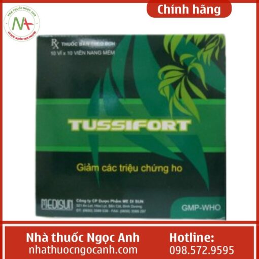 Thuốc Tussifort là thuốc gì, có tác dụng gì, giá bao nhiêu, mua ở đâu