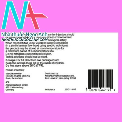 Thuốc Desferal 500mg: Công dụng, liều dùng, lưu ý tác dụng phụ, giá bán