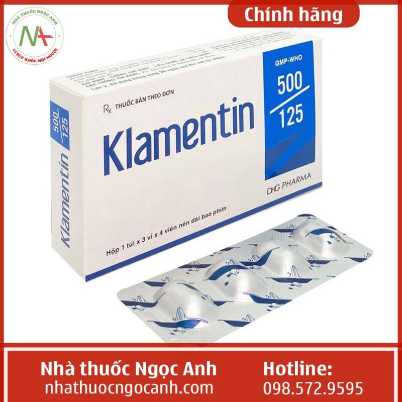 Thuốc Klamentin 500/125 bầu dùng được không, giá bao nhiêu, mua ở đâu