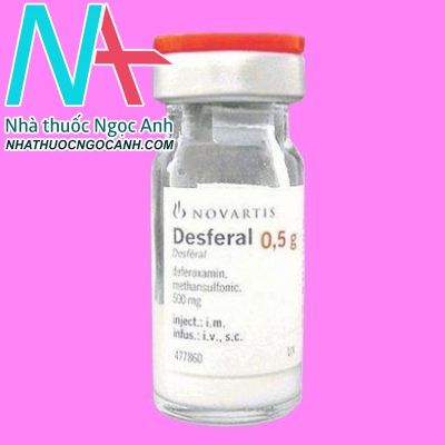 Thuốc Desferal 500mg: Công dụng, liều dùng, lưu ý tác dụng phụ, giá bán
