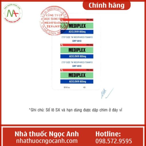 Thuốc Mediplex 800mg là thuốc gì, giá bao nhiêu, mua ở đâu?