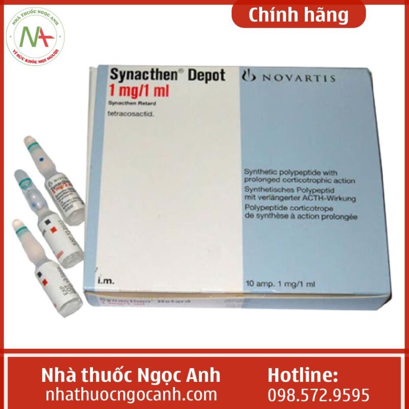 Thuốc Synacthen Depot 1mg/ml Novartis giá bao nhiêu, mua ở đâu