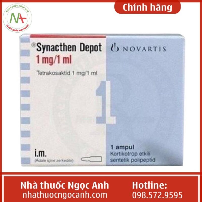 Thuốc Synacthen Depot 1mg/ml Novartis giá bao nhiêu, mua ở đâu
