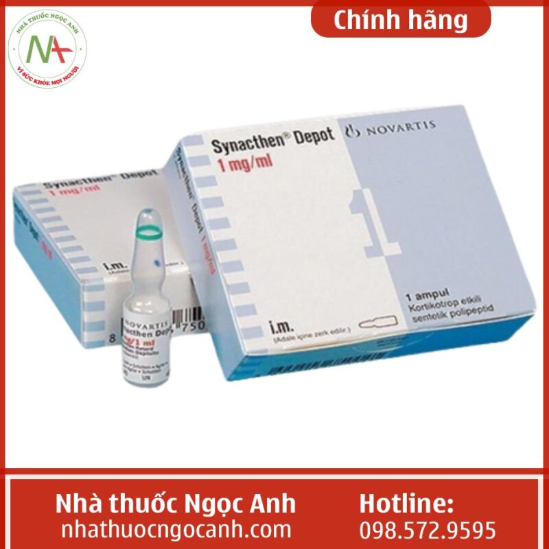 Thuốc Synacthen Depot 1mg/ml Novartis giá bao nhiêu, mua ở đâu