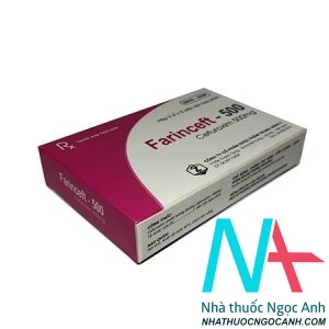 Thuốc Farinceft 500: Công dụng, liều dùng, lưu ý tác dụng phụ, giá bán