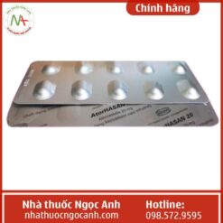 Thuốc AtorHASAN 20 là thuốc gì, có tác dụng gì, giá bao nhiêu, mua ở đâu