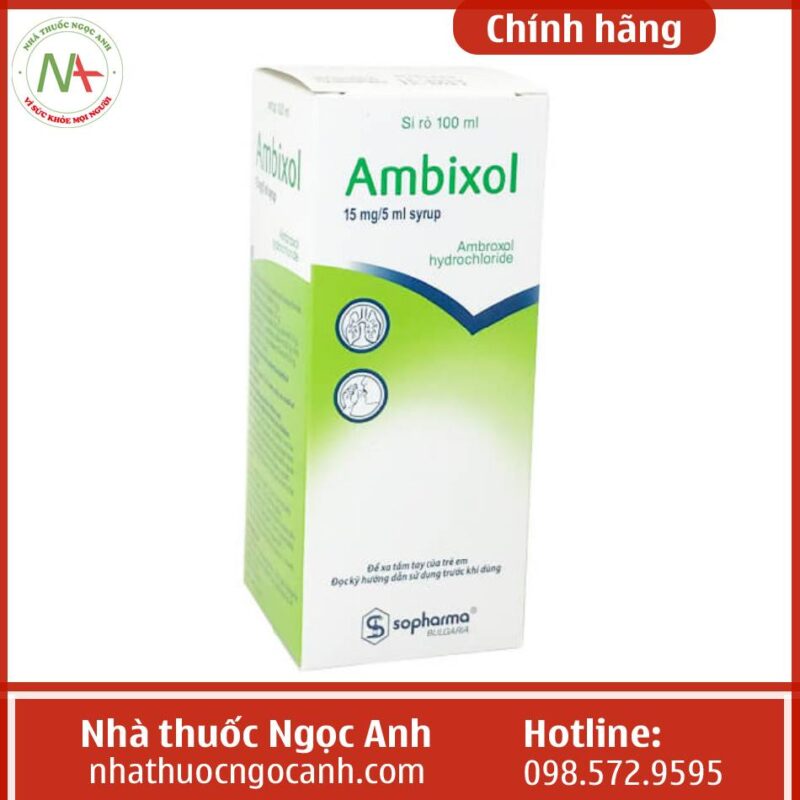 Thuốc Ambixol 15mg/ 5ml là thuốc gì, giá bao nhiêu, mua ở đâu?