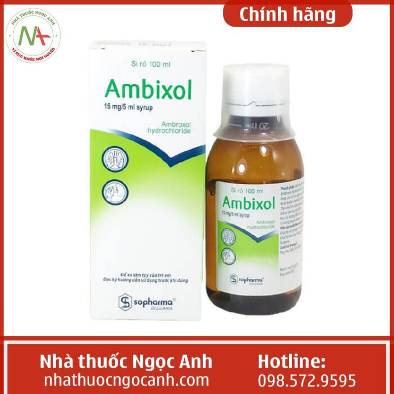 Thuốc Ambixol 15mg/ 5ml là thuốc gì, giá bao nhiêu, mua ở đâu?