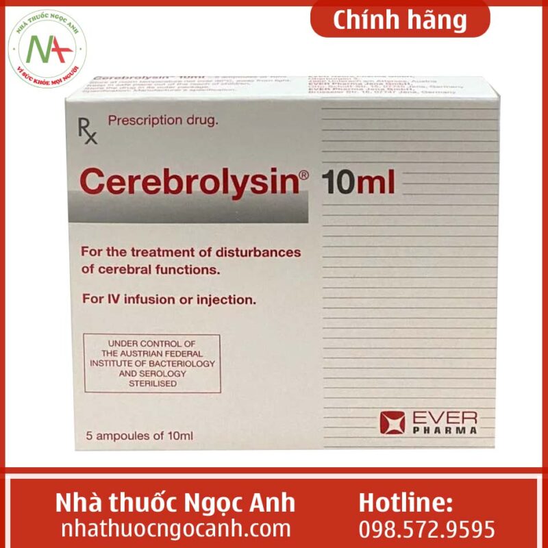 Thuốc Cerebrolysin 10ml Ever Neuro Pharma giá bao nhiêu, mua ở đâu