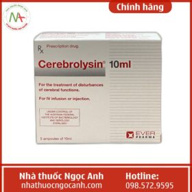 Thuốc Cerebrolysin 10ml: Công dụng, liều dùng, lưu ý tác dụng phụ