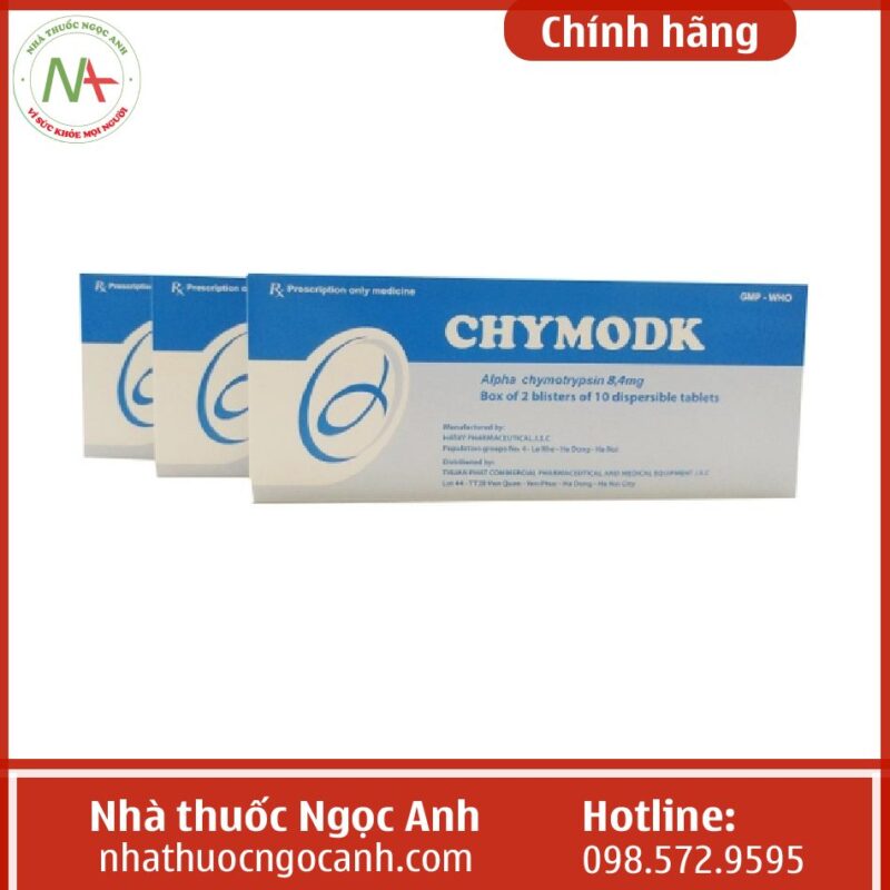 Thuốc Chymodk 8,4mg: Công dụng, liều dùng, lưu ý tác dụng phụ