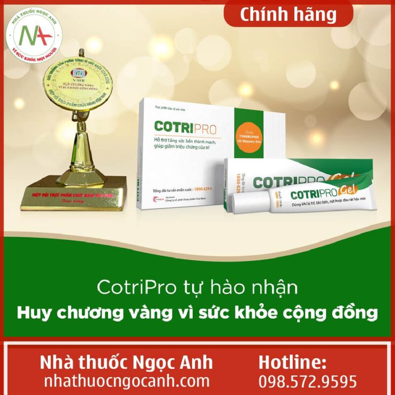 Thuốc Cotripro Gel 25g là thuốc gì, có giá bao nhiêu, bán ở đâu?