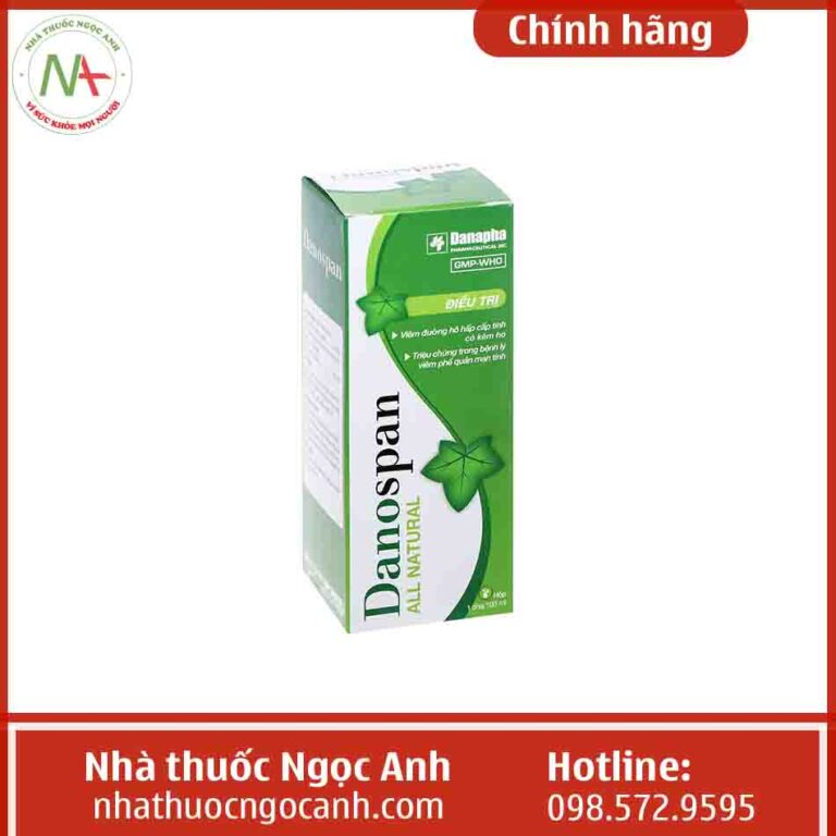 Thuốc ho Danospan 100ml có tốt không, giá bao nhiêu, mua ở đâu