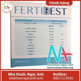 Fertibest: Công dụng, liều dùng, lưu ý tác dụng phụ, giá bán
