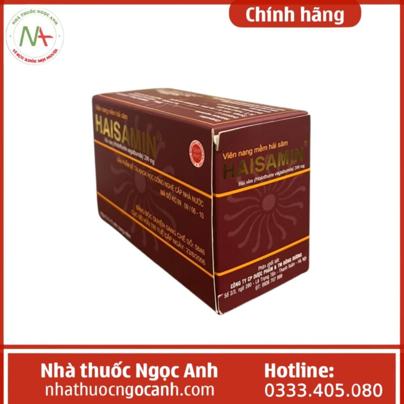 Thuốc Haisamin 200mg có tác dụng gì, giá bao nhiêu, mua ở đâu?