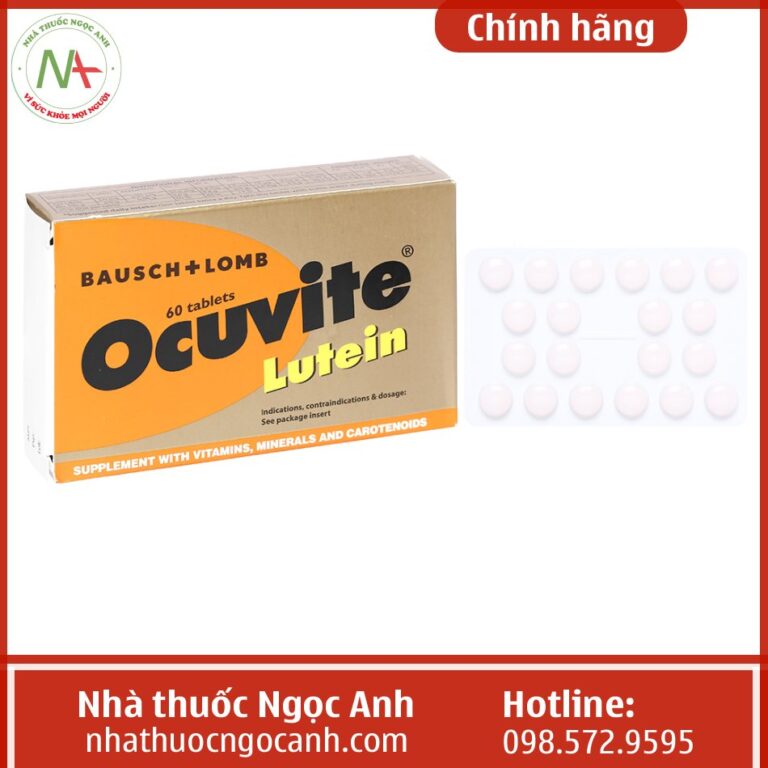 Ocuvite Lutein là thuốc gì, cách sử dụng, giá bao nhiêu, mua ở đâu