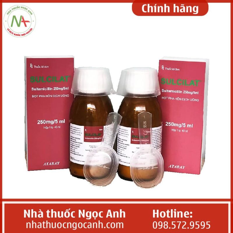 Thuốc Sulcilat 250mg/5ml có tác dụng gì, giá bao nhiêu, mua ở đâu