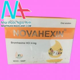 Thuốc Novahexin 5ml: Công dụng, liều dùng, lưu ý tác dụng phụ, giá bán
