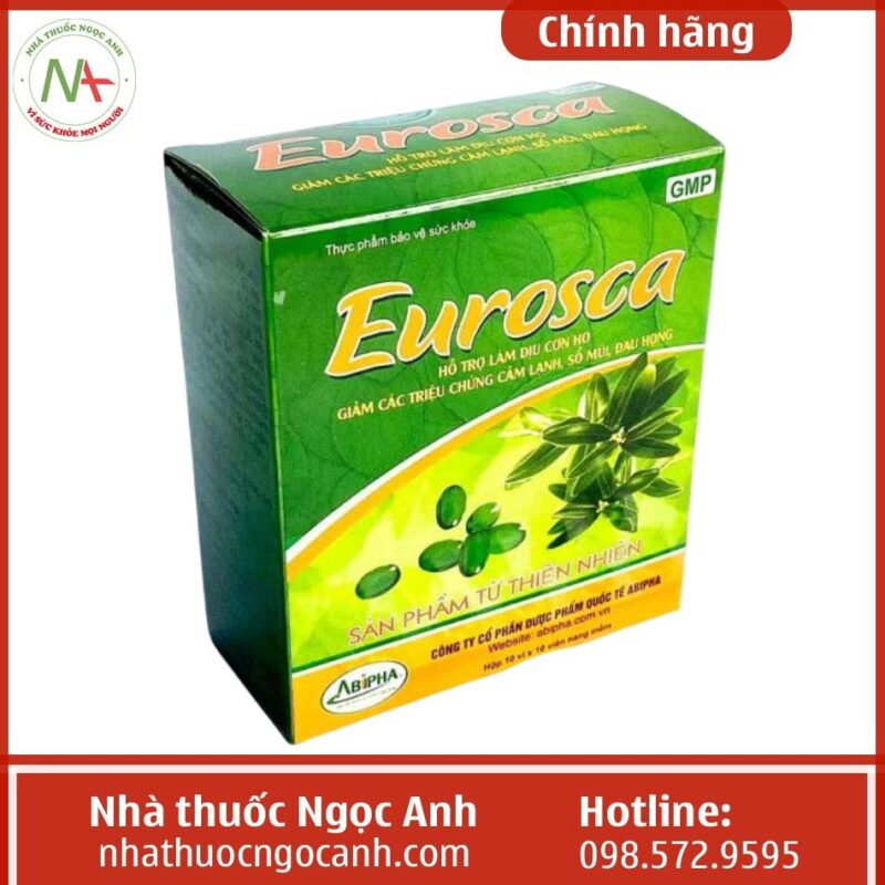 Thuốc Eurosca Abipha xanh là thuốc gì, giá bao nhiêu, mua ở đâu?