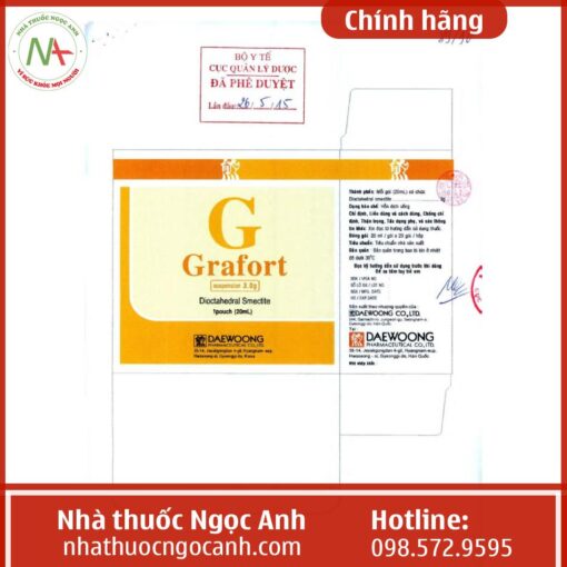 Thuốc Grafort uống trước hay sau ăn, giá bao nhiêu, mua ở đâu?