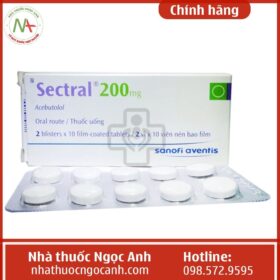 Thuốc Sectral 200mg là thuốc gì, có tác dụng gì, giá bao nhiêu, mua ở đâu