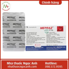 Thuốc Mepraz 20mg uống trước hay sau khi ăn, giá bao nhiêu, mua ở đâu