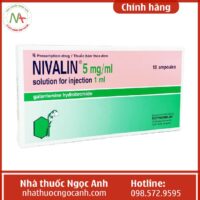 Thuốc tiêm Nivalin 5mg/ml là thuốc gì, giá bao nhiêu, mua ở đâu?