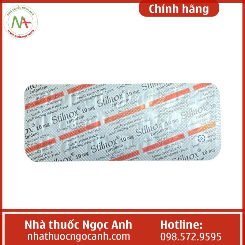 Thuốc ngủ Stilnox: Công dụng, liều dùng, lưu ý tác dụng phụ, giá bán
