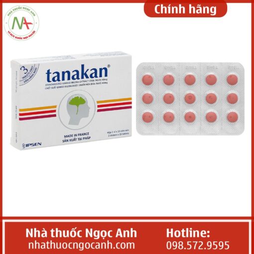 Thuốc Tanakan 40mg uống trong bao lâu, giá bao nhiêu, mua ở đâu