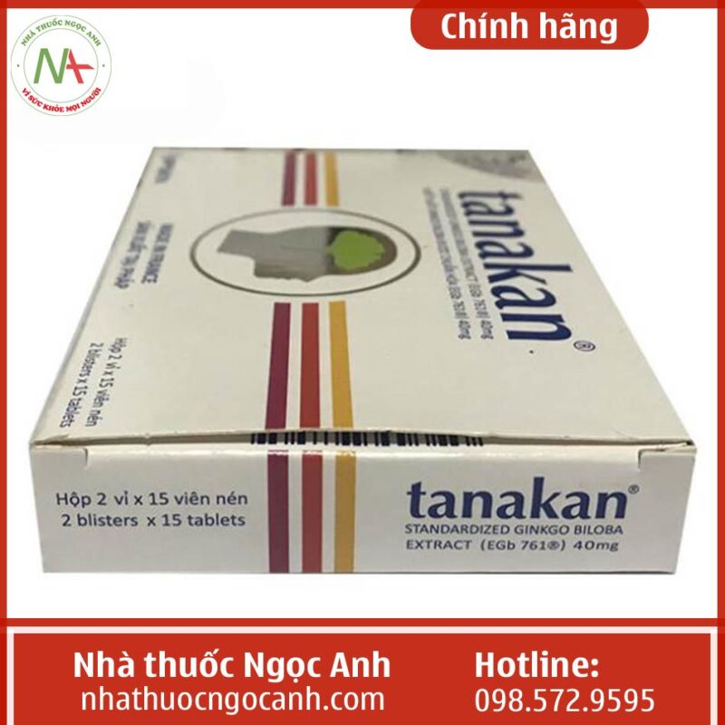 Thuốc Tanakan 40mg uống trong bao lâu, giá bao nhiêu, mua ở đâu