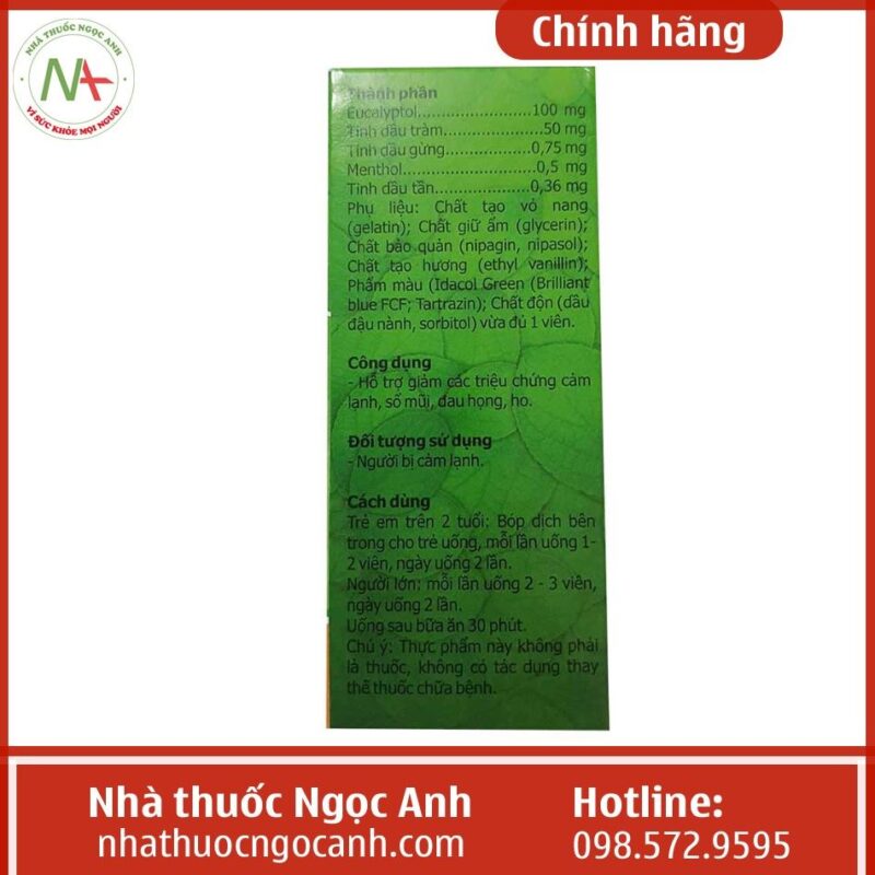 Thuốc Eurosca Abipha xanh là thuốc gì, giá bao nhiêu, mua ở đâu?