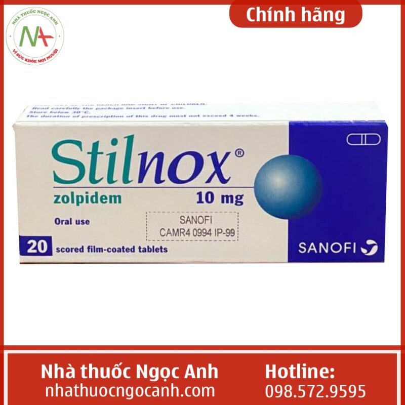 Thuốc Stilnox Zolpidem 10mg có tác dụng gì, giá bao nhiêu, mua ở đâu