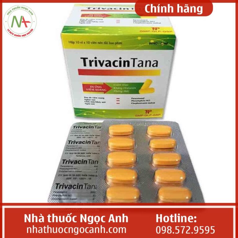 Thuốc Trivacintana là thuốc gì, có tác dụng gì, giá bao nhiêu, mua ở đâu