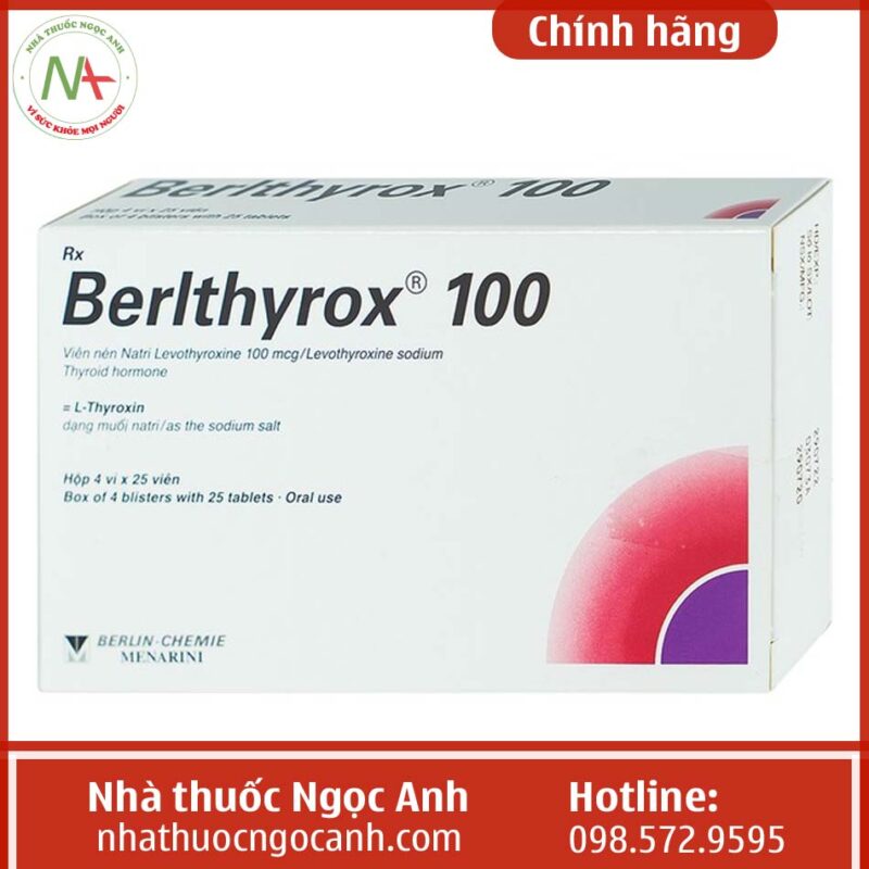 Thuốc Berlthyrox 100 uống trước hay sau ăn, giá bao nhiêu, mua ở đâu?
