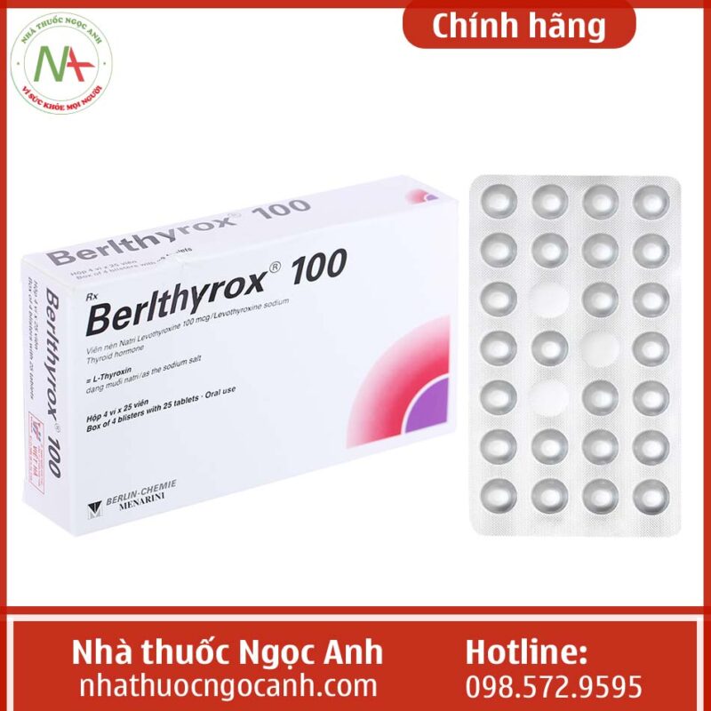 Thuốc Berlthyrox 100 uống trước hay sau ăn, giá bao nhiêu, mua ở đâu?