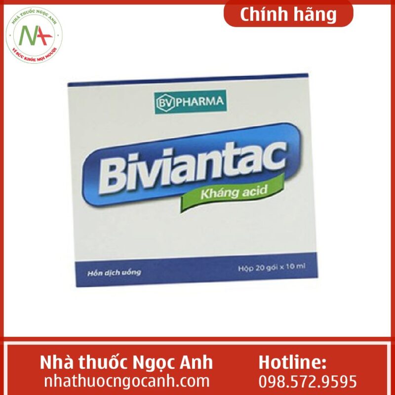 Thuốc Biviantac gói uống trước hay sau ăn, giá bao nhiêu, mua ở đâu