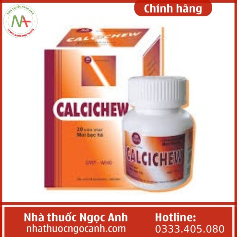 Thuốc Calcichew 1250mg có công dụng gì, giá bao nhiêu, mua ở đâu