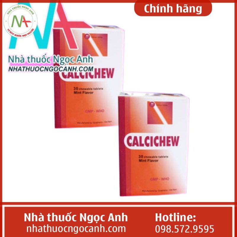 Thuốc Calcichew 1250mg có giá bao nhiêu? Mua ở đâu?