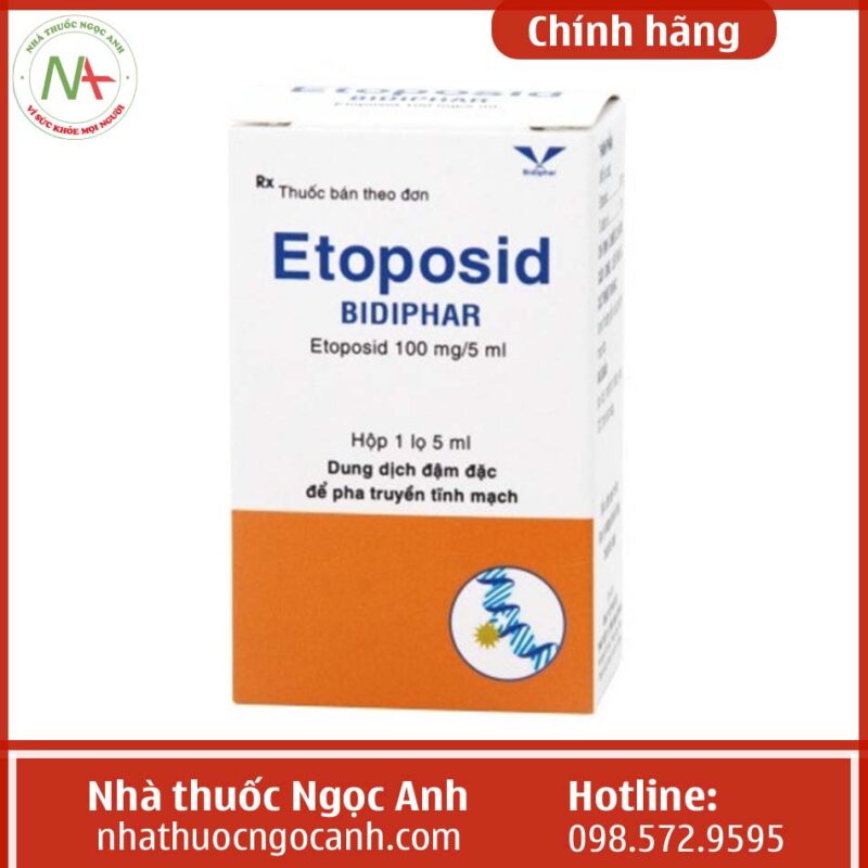 Etoposid - Nhà thuốc online Ngọc Anh chuyên mua bán thuốc trực tuyến uy tín