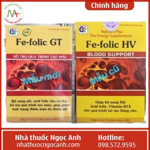 Fe-folic HV là thuốc gì, có tác dụng gì, mua ở đâu, giá bao nhiêu?