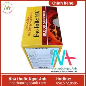 Fe-folic HV: Công dụng, mua ở đâu, giá bao nhiêu?