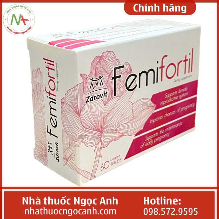 Thuốc Femifortil là thuốc gì, uống khi nào, giá bao nhiêu, mua ở đâu