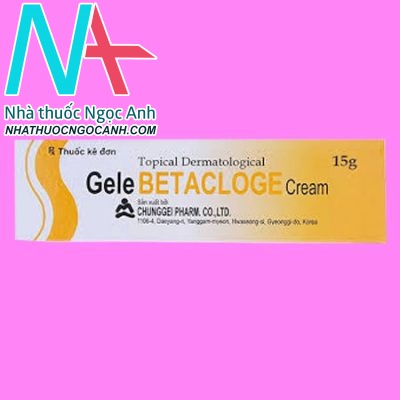 GELEBETACLOGE CREAM: Công dụng, liều dùng, tác dụng phụ, giá bán