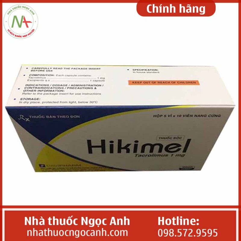 Thuốc Hikimel: Công dụng, liều dùng, lưu ý tác dụng phụ, giá bán