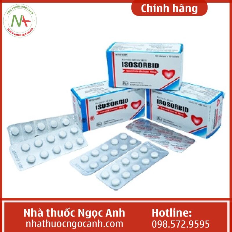 Thuốc Isosorbid 10mg Khapharco liều dùng, giá bao nhiêu, mua ở đâu