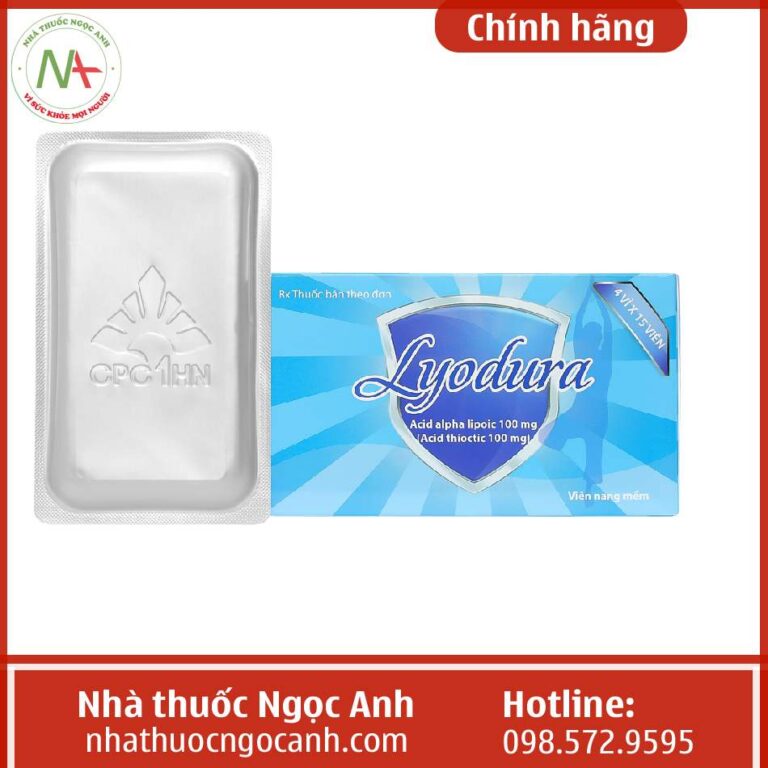 Thuốc Lyodura: Công dụng, liều dùng, lưu ý tác dụng phụ, giá bán