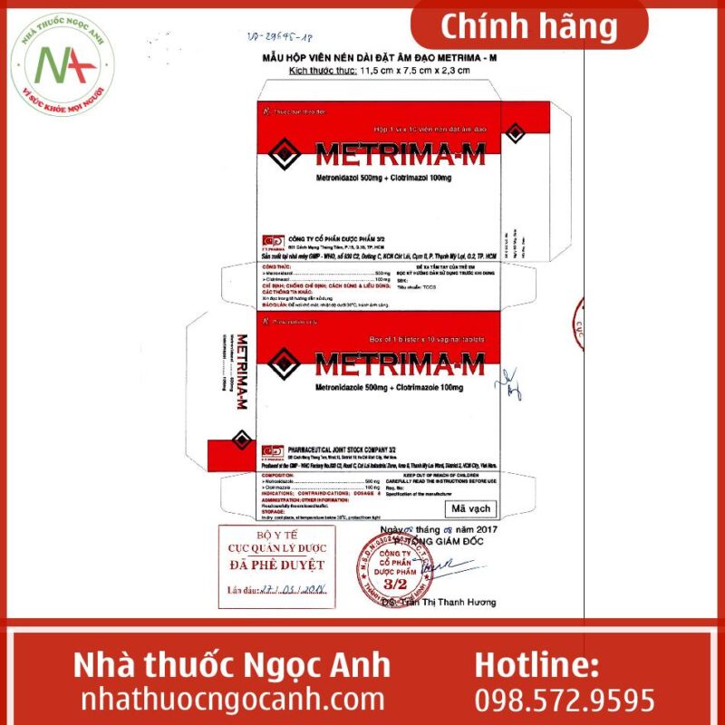 Thuốc Metrima – M là thuốc gì, trị bệnh gì, giá bao nhiêu, mua ở đâu