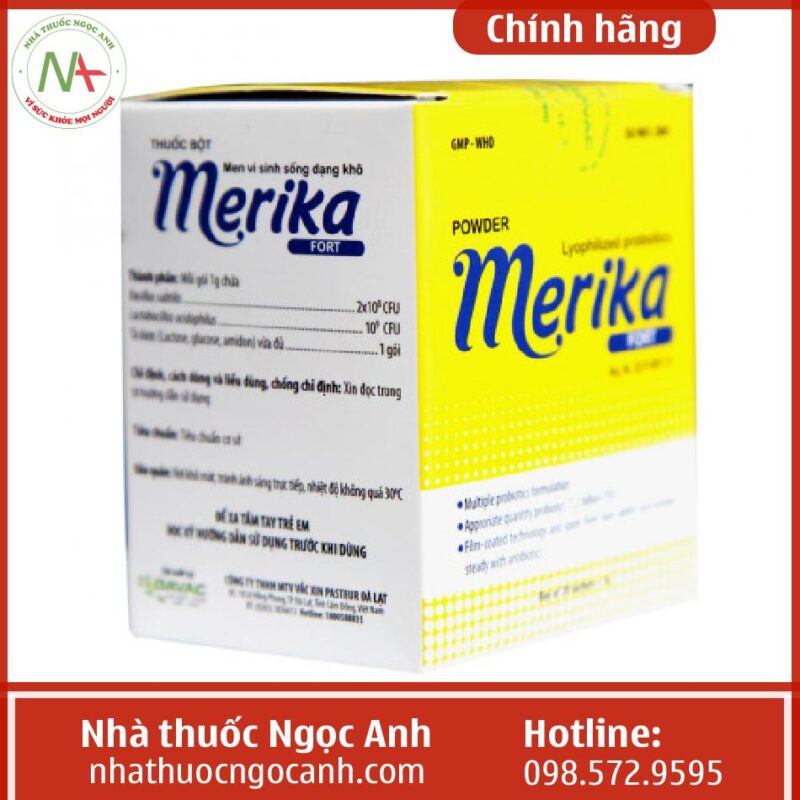 Thuốc Merika Fort là thuốc gì, có tác dụng gì, mua ở đâu, giá bao nhiêu